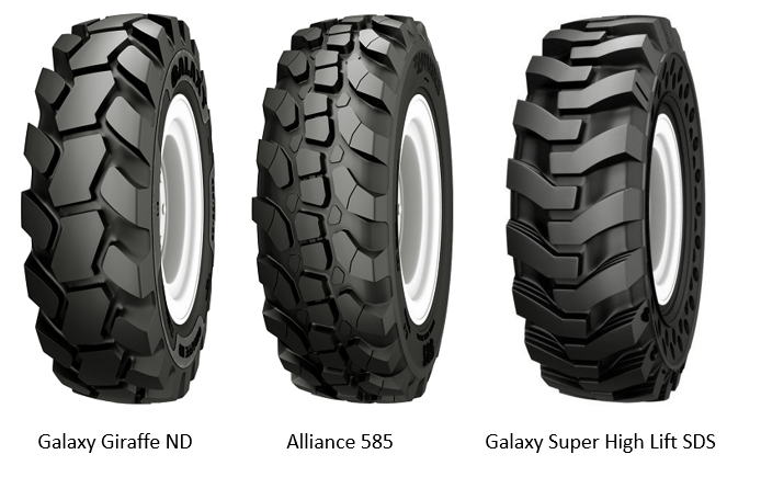 Pneumatic, Solid, and Foam-Filled Telehandler Tires